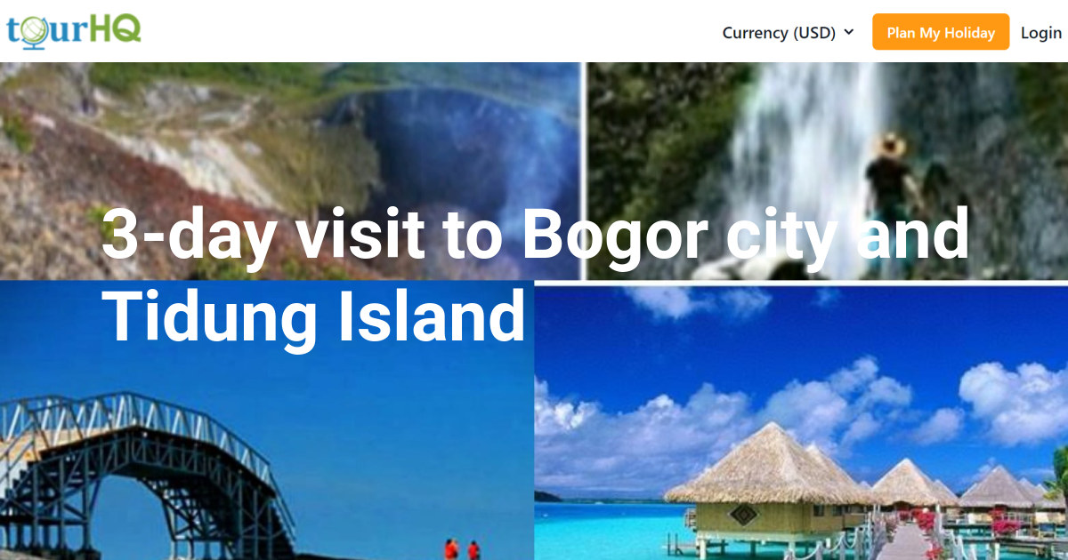 3-day visit to Bogor city and Tidung Island