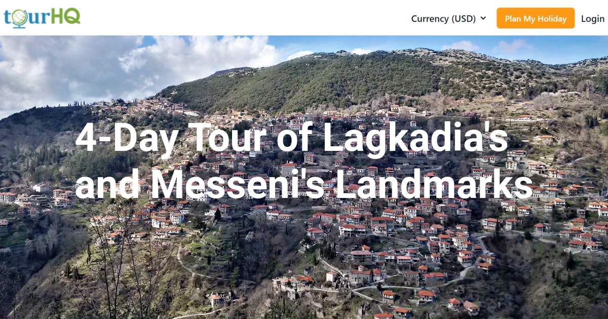 4-Day Tour of Lagkadia's and Messeni's Landmarks