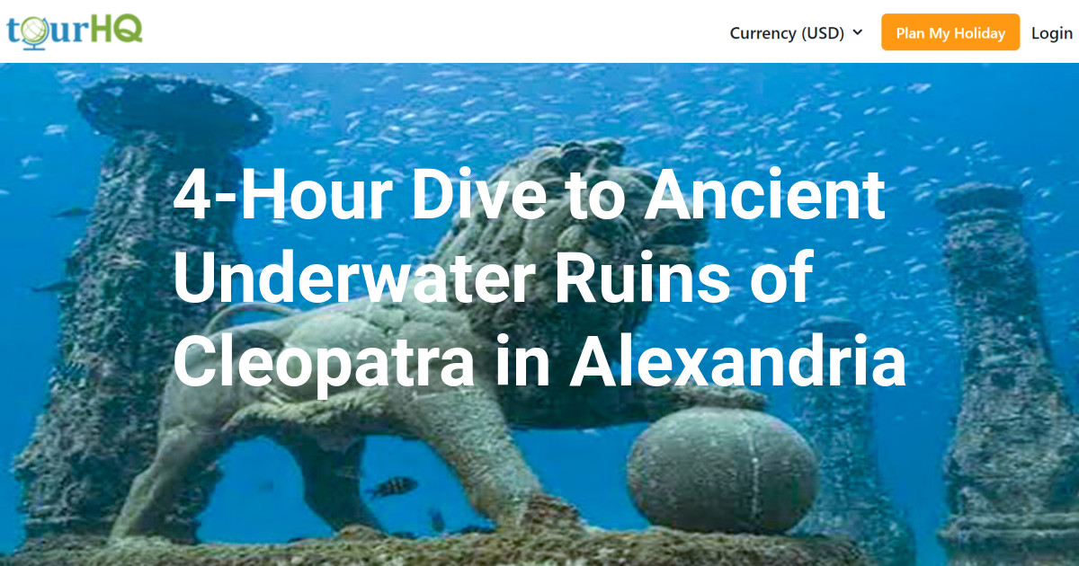 4-Hour Dive to Ancient Underwater Ruins of Cleopatra in Alexandria