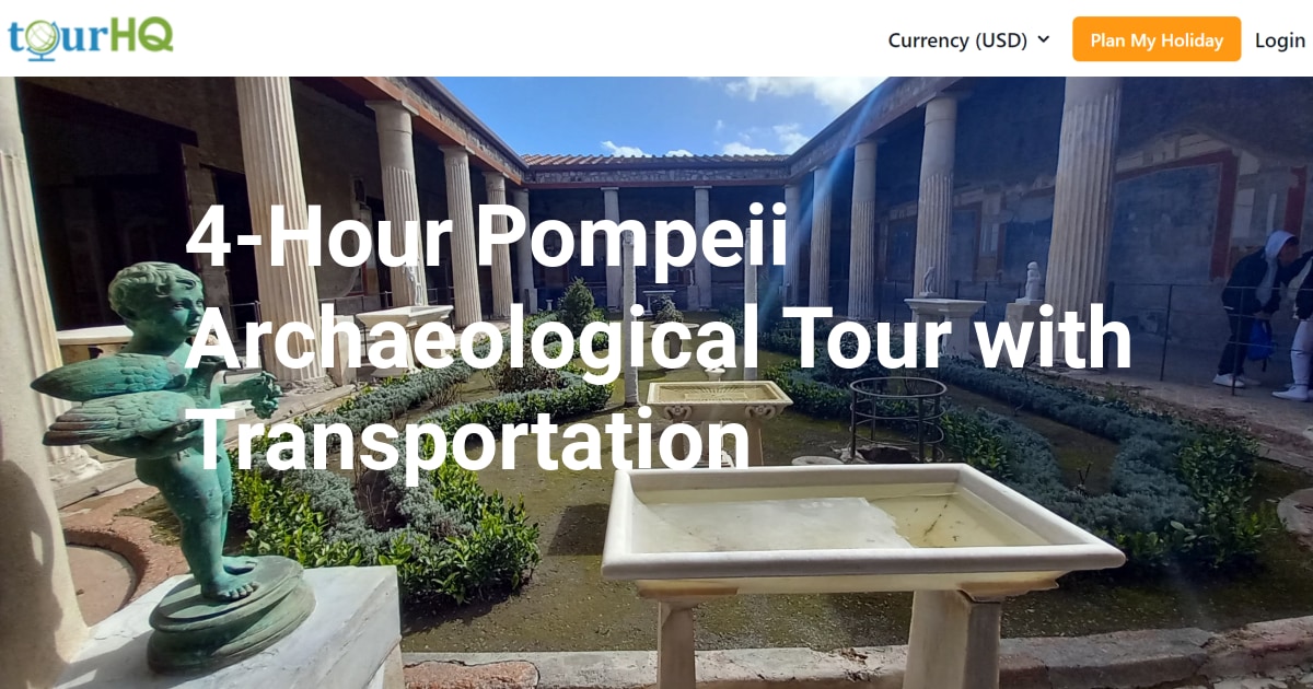 4-Hour Pompeii Archaeological Tour with Transportation
