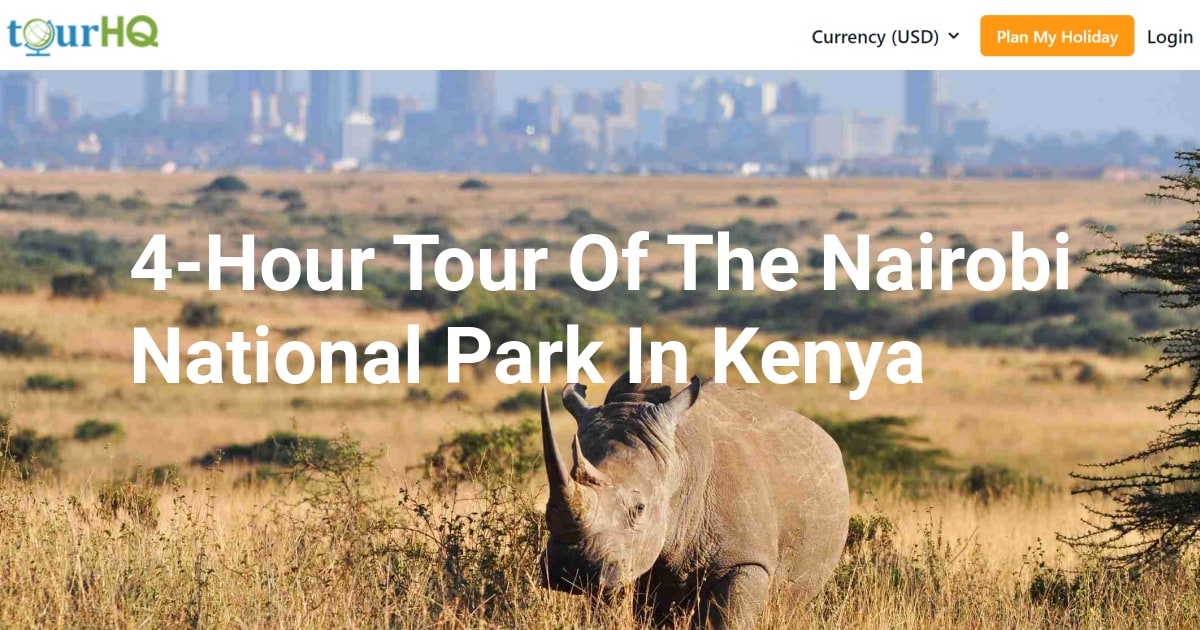 4-Hour Tour Of The Nairobi National Park In Kenya