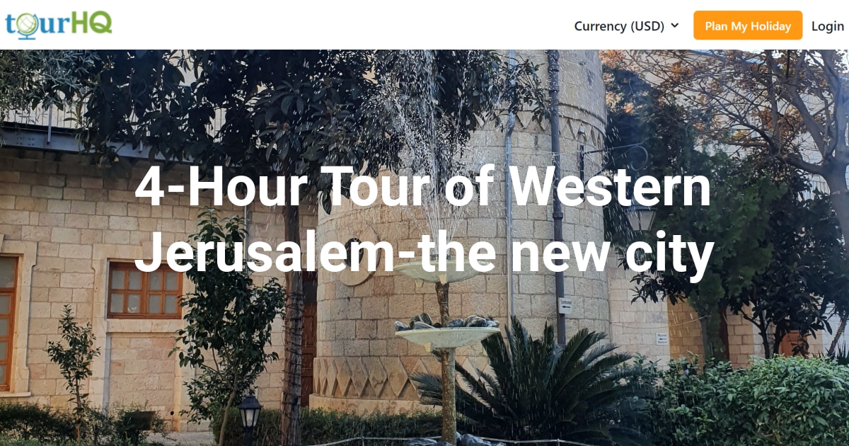 4-Hour Tour of Western Jerusalem-the new city