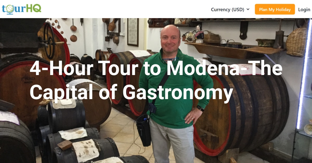 4-Hour Tour to Modena-The Capital of Gastronomy