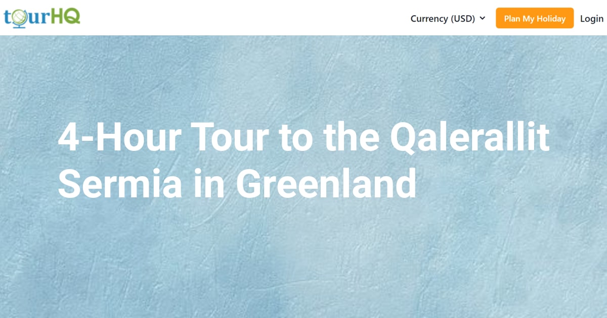 4-Hour Tour to the Qalerallit Sermia in Greenland