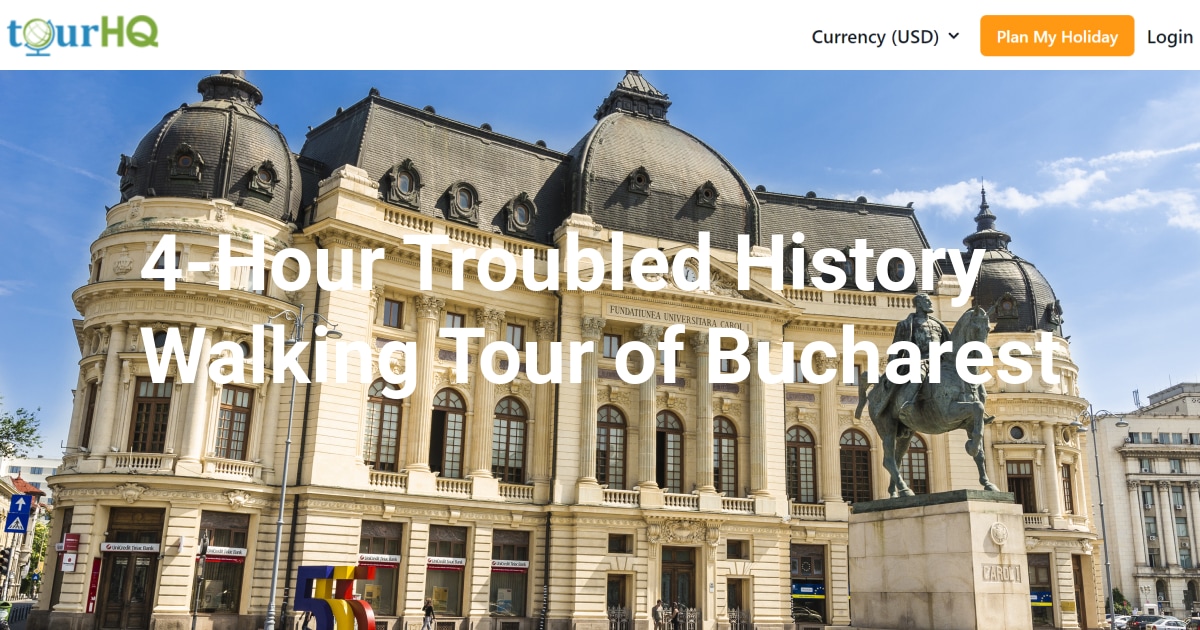 4-Hour Troubled History Walking Tour of Bucharest
