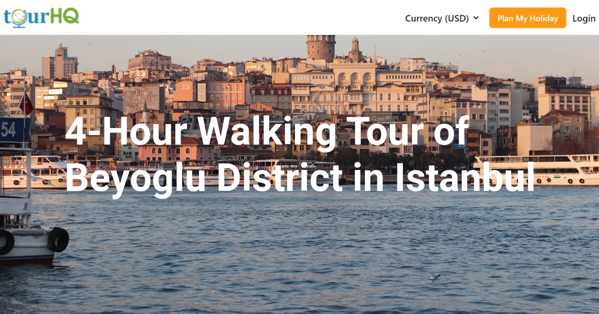 4-Hour Walking Tour of Beyoglu District in Istanbul