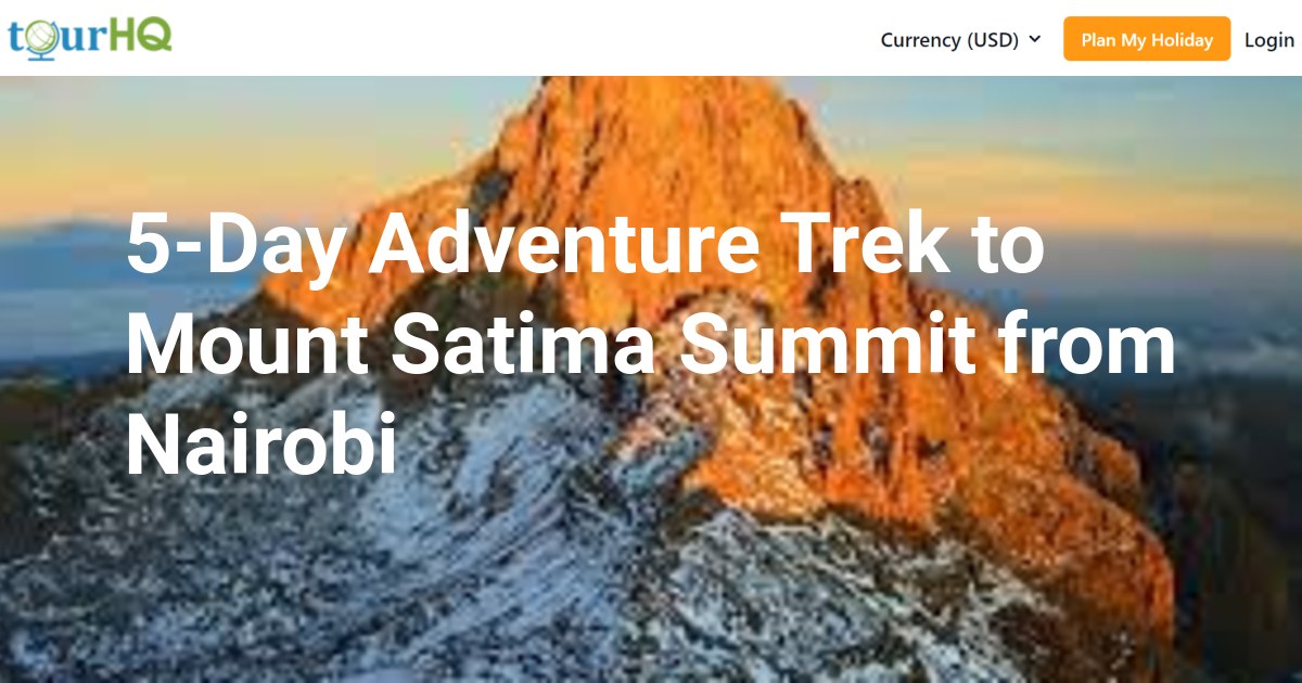 5-Day Adventure Trek to Mount Satima Summit from Nairobi