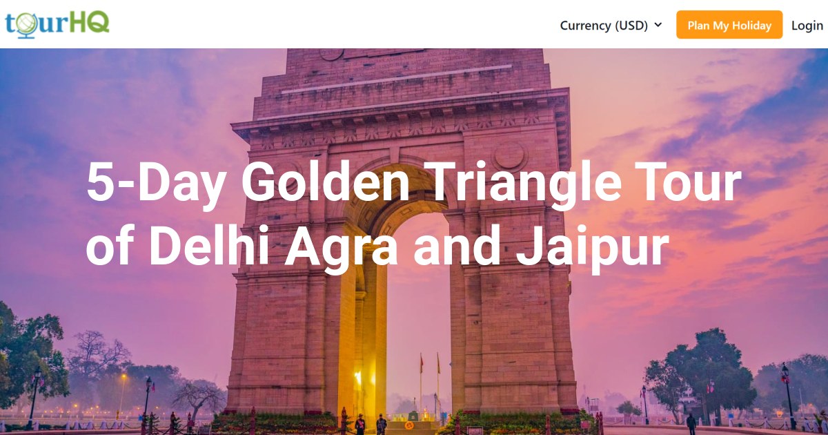 5-Day Golden Triangle Tour of Delhi Agra and Jaipur