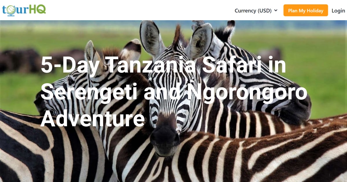 5-Day Tanzania Safari in Serengeti and Ngorongoro Adventure