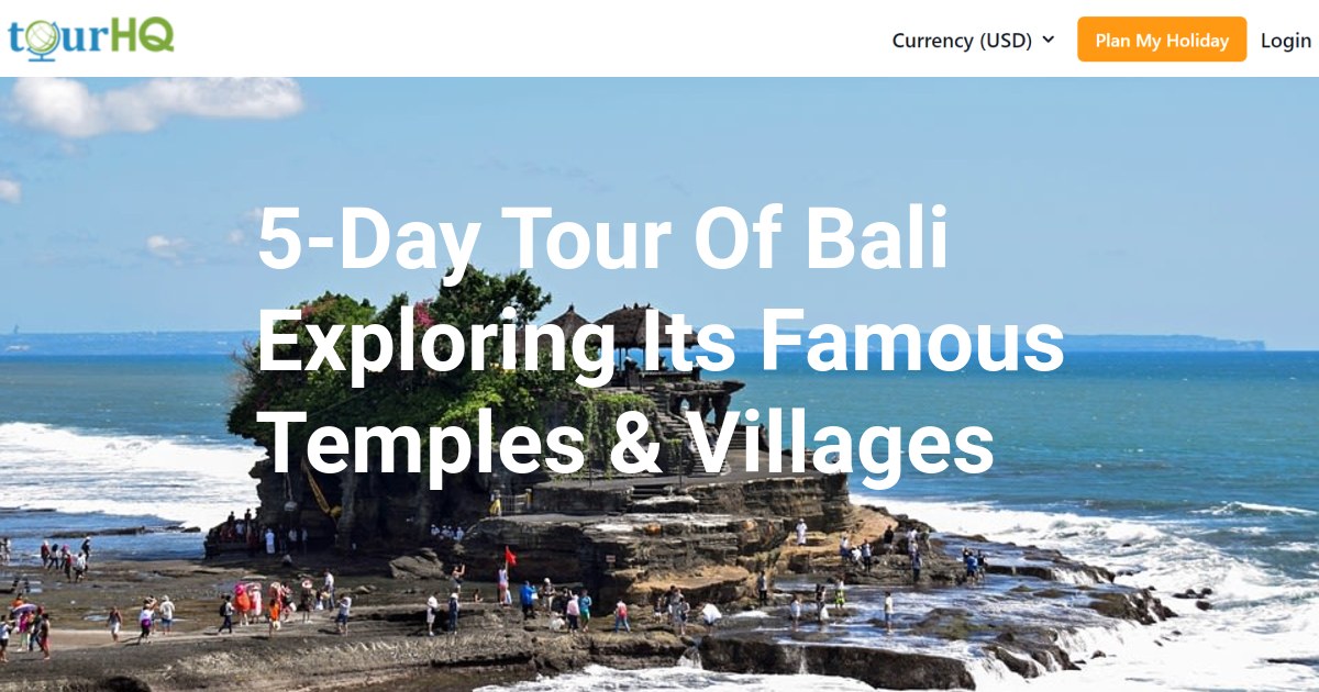 5-Day Tour Of Bali Exploring Its Famous Temples & Villages