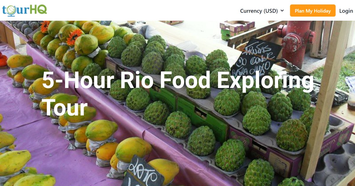 5-Hour Rio Food Exploring Tour