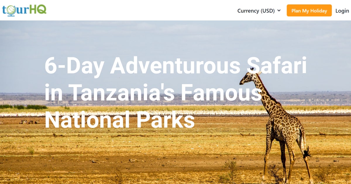 6-Day Adventurous Safari in Tanzania's Famous National Parks