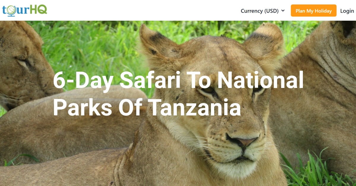 6-Day Safari To National Parks Of Tanzania