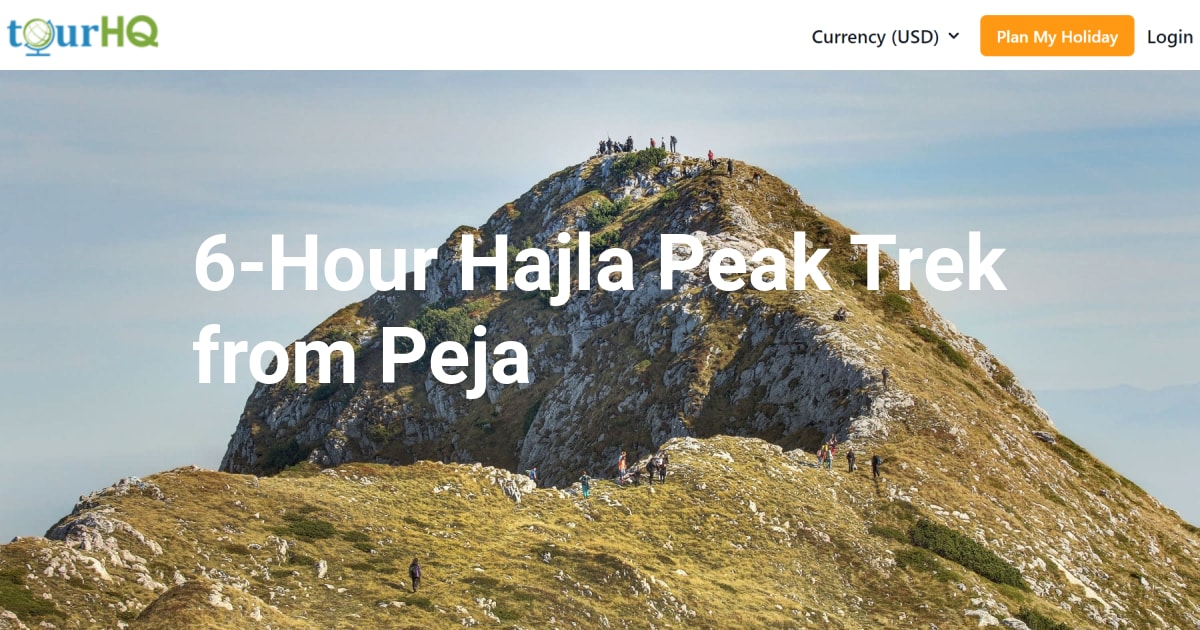6-Hour Hajla Peak Trek from Peja