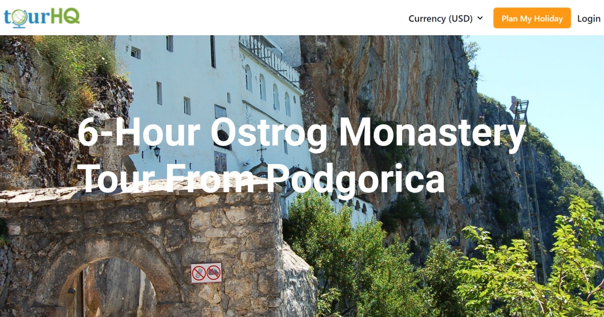 6-Hour Ostrog Monastery Tour From Podgorica