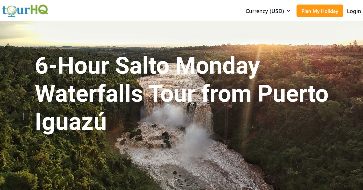 6-Hour Salto Monday Waterfalls Tour from Puerto Iguazú