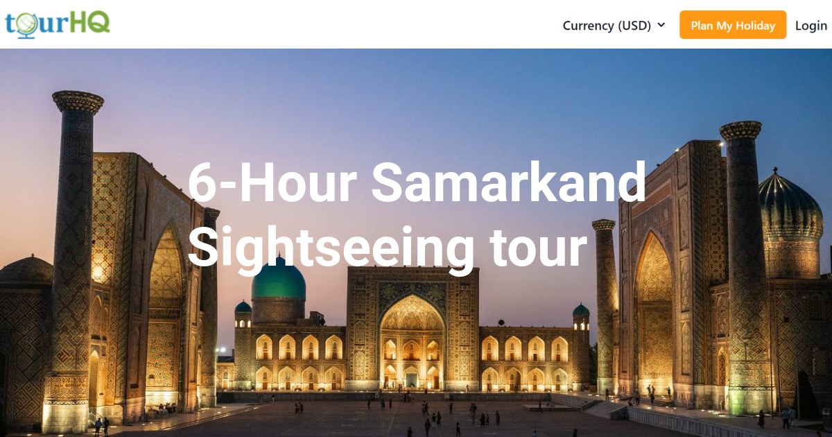 6-Hour Samarkand Sightseeing tour