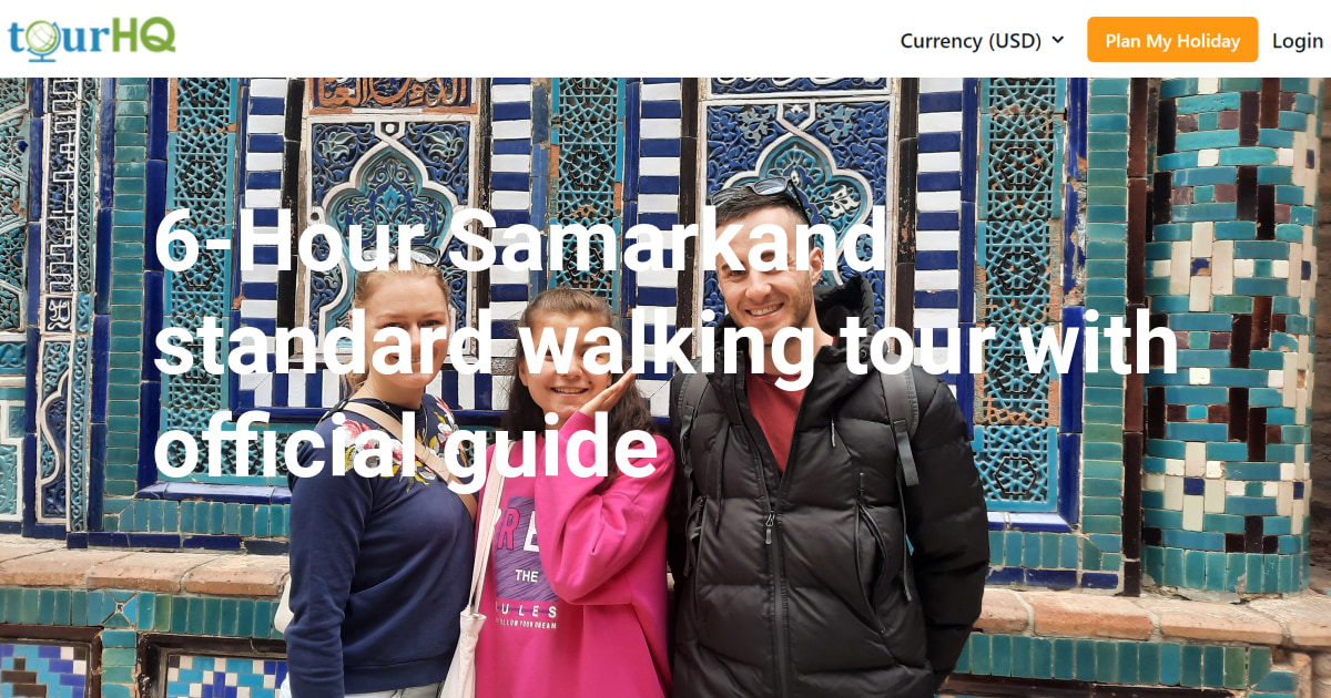 6-Hour Samarkand standard walking tour with official guide