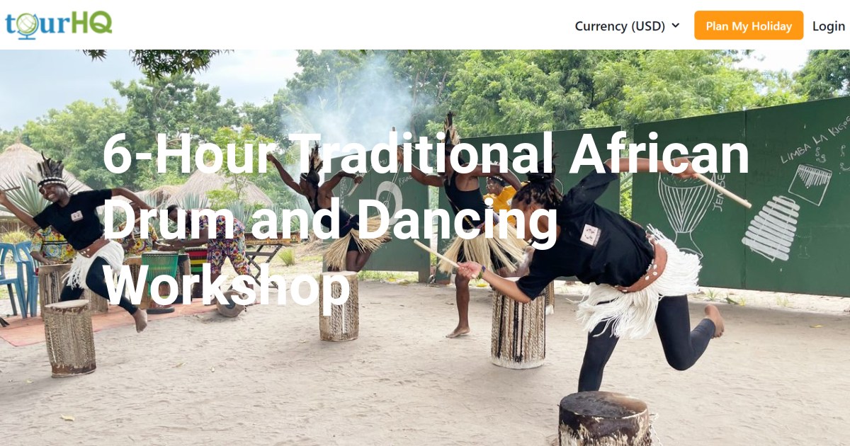 6-Hour Traditional African Drum and Dancing Workshop