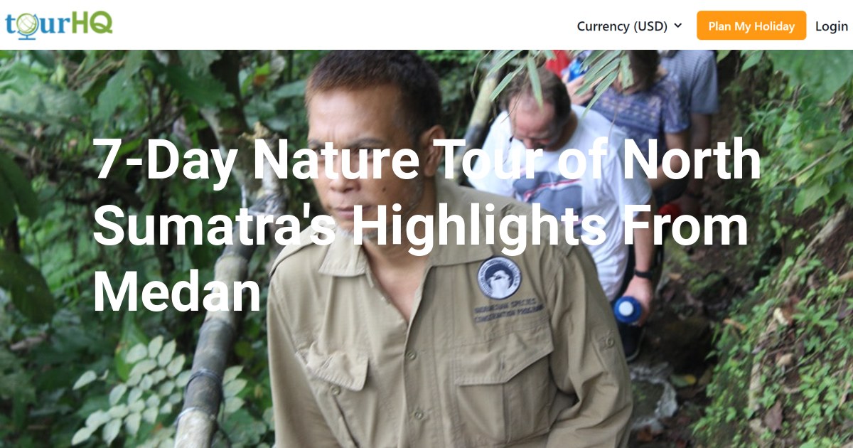 7-Day Nature Tour of North Sumatra's Highlights From Medan