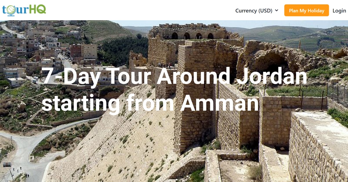 7-Day Tour Around Jordan starting from Amman