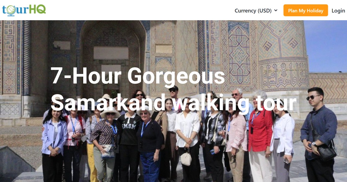 7-Hour Gorgeous Samarkand walking tour
