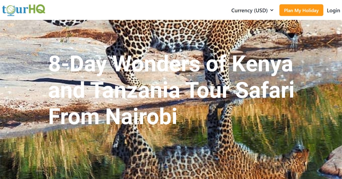 8-Day Wonders of Kenya and Tanzania Tour Safari From Nairobi
