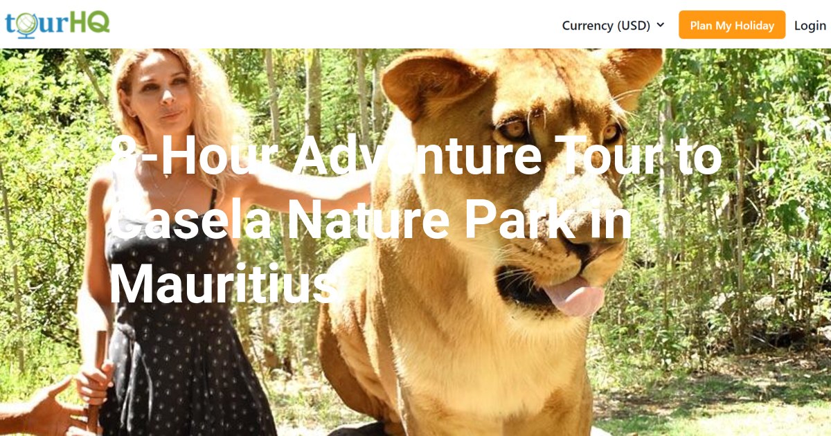 8-Hour Adventure Tour to Casela Nature Park in Mauritius