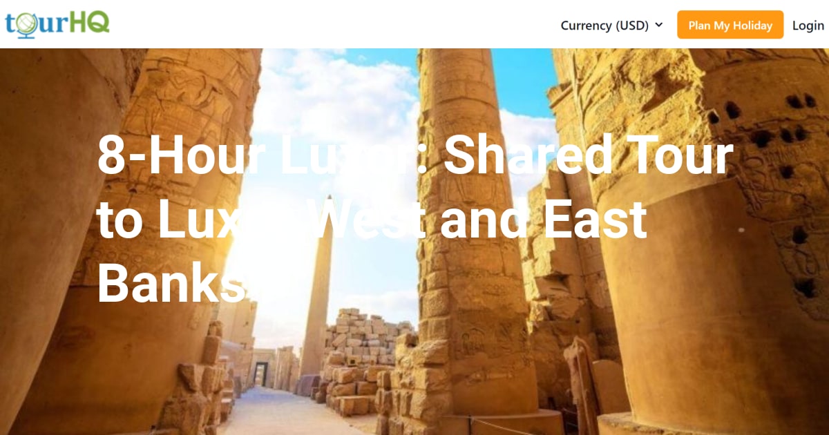 8-Hour Luxor: Shared Tour to Luxor West and East Banks