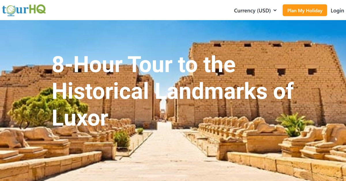 8-Hour Tour to the Historical Landmarks of Luxor