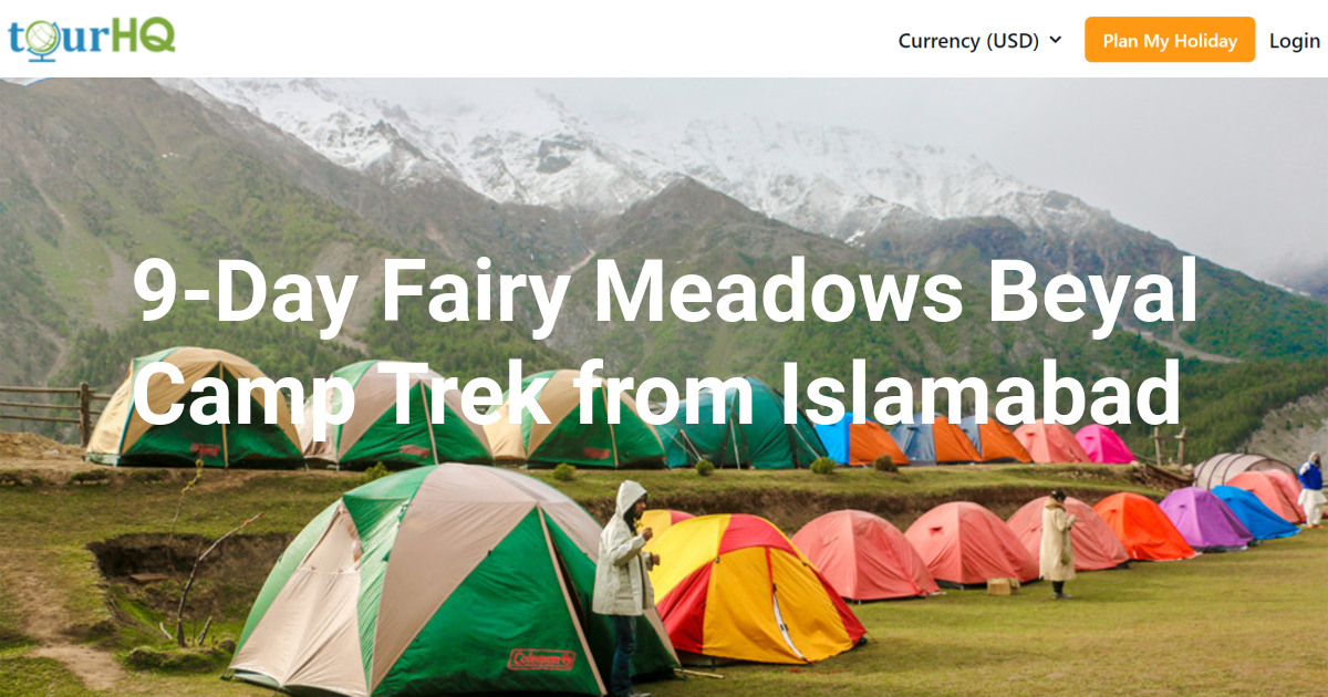 9-Day Fairy Meadows Beyal Camp Trek from Islamabad