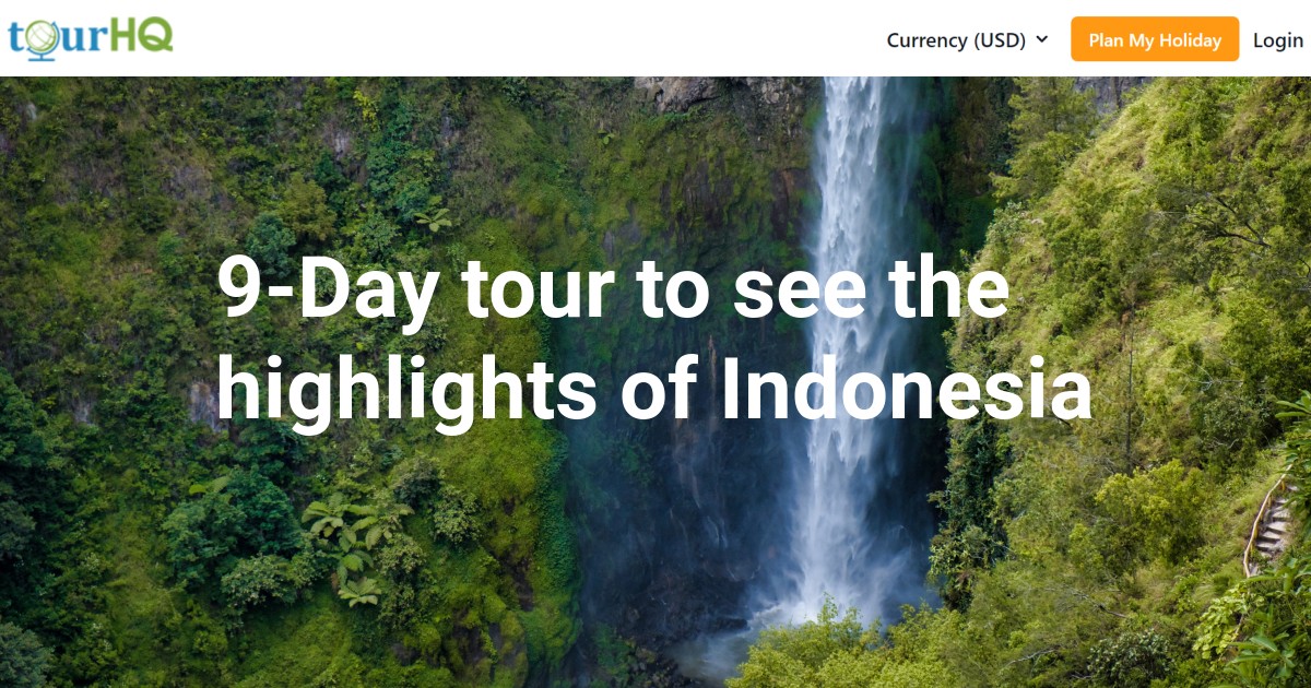 9-Day tour to see the highlights of Indonesia