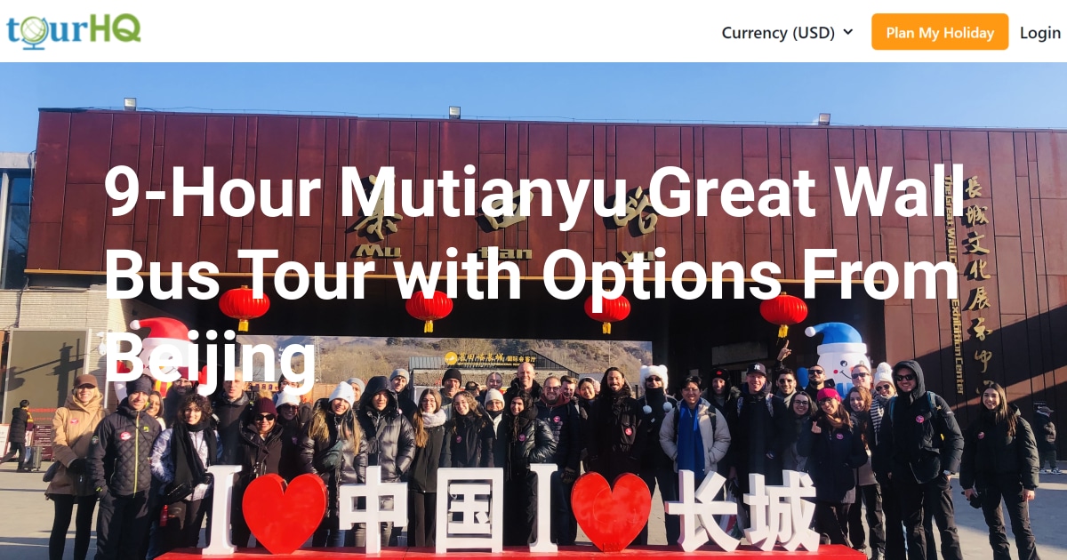 9-Hour Mutianyu Great Wall Bus Tour with Options From Beijing