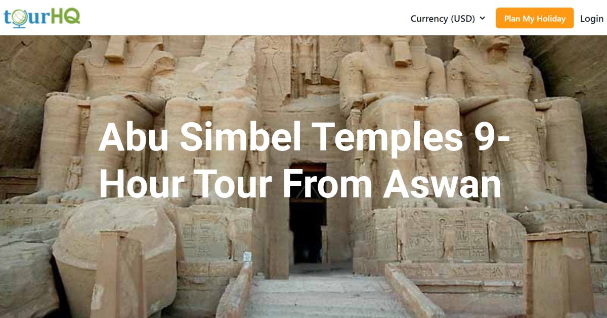Abu Simbel Temples 9-Hour Tour From Aswan