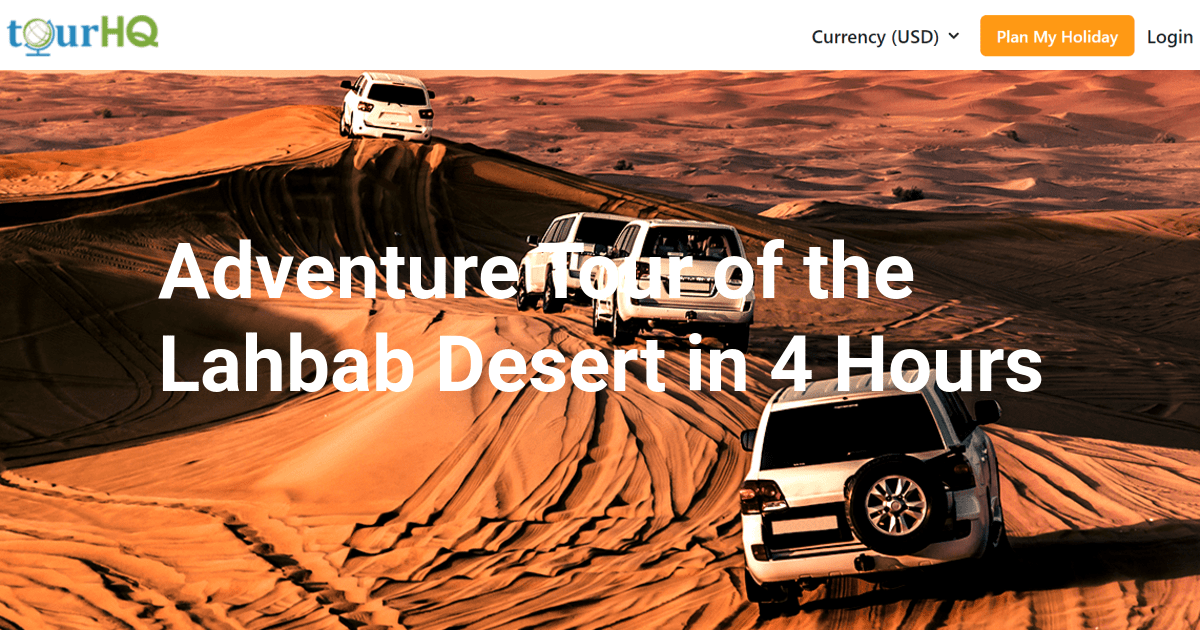 Adventure Tour of the Lahbab Desert in 4 Hours