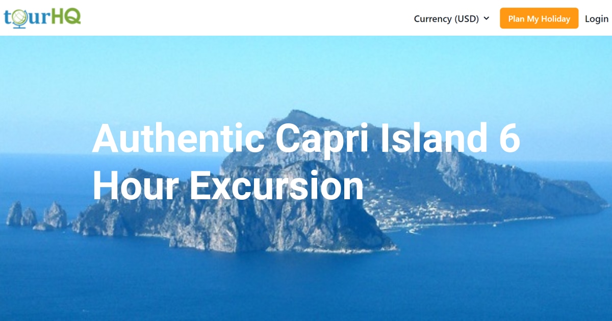 Authentic Capri Island 6 Hour Excursion