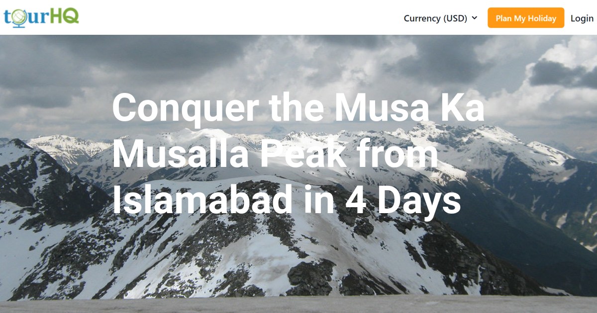 Conquer the Musa Ka Musalla Peak from Islamabad in 4 Days