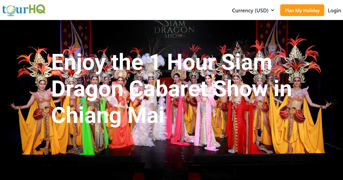 Enjoy the 1 Hour Siam Dragon Cabaret Show in Chiang Mai