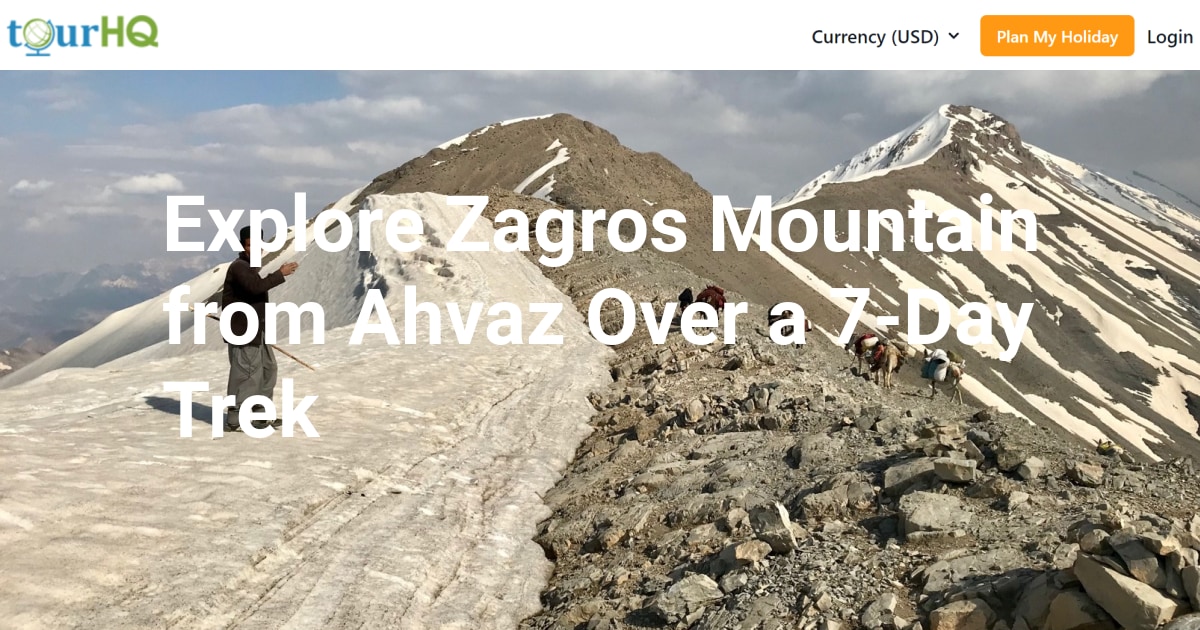 Explore Zagros Mountain from Ahvaz Over a 7-Day Trek