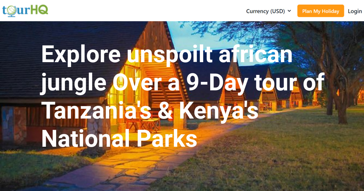 Explore unspoilt african jungle Over a 9-Day tour of Tanzania's & Kenya ...