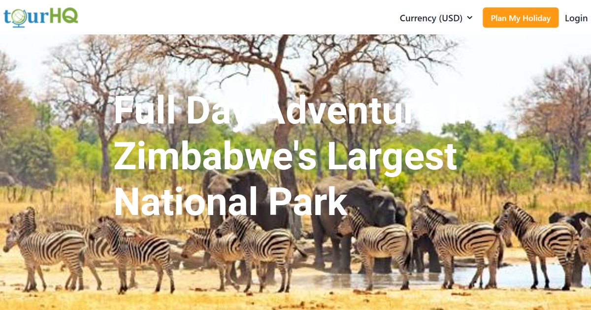 Full Day Adventure in Zimbabwe's Largest National Park