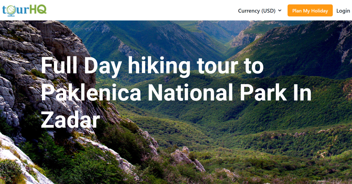 Full Day hiking tour to Paklenica National Park In Zadar