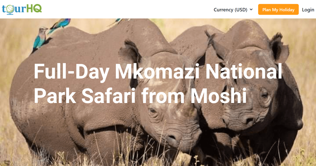 Full-Day Mkomazi National Park Safari from Moshi