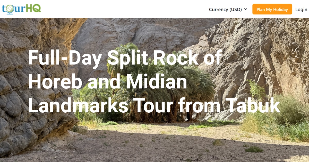 Full-Day Split Rock of Horeb and Midian Landmarks Tour from Tabuk