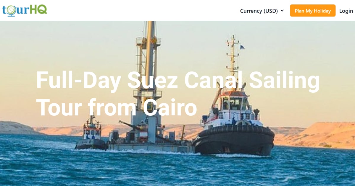 Full-Day Suez Canal Sailing Tour from Cairo