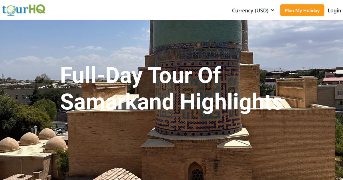 Full-Day Tour Of Samarkand Highlights