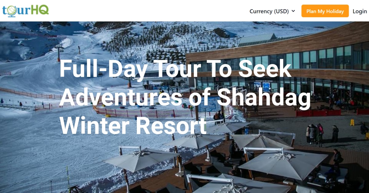 Full-Day Tour To Seek Adventures of Shahdag Winter Resort