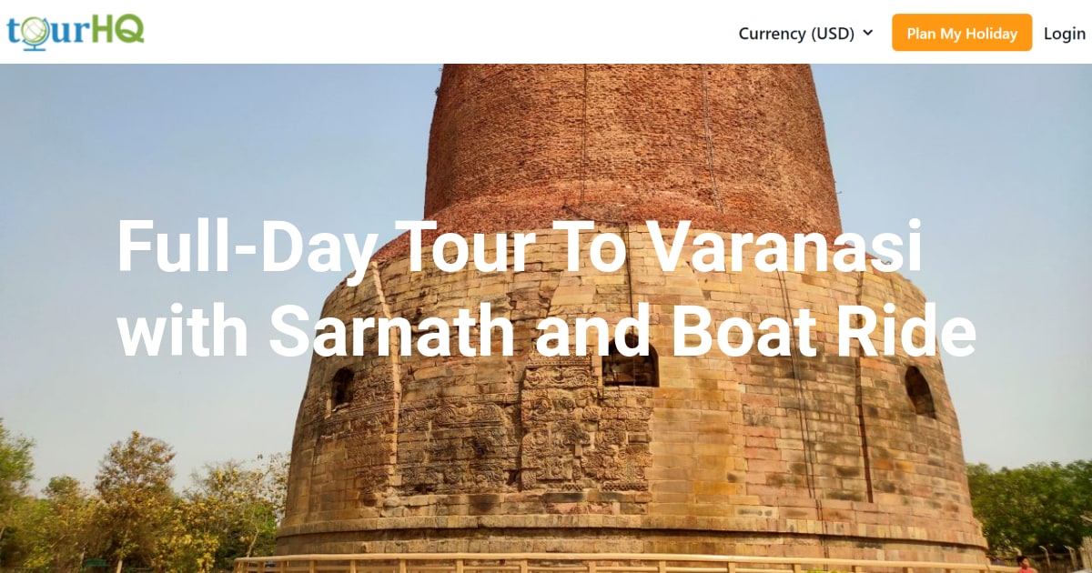Full-Day Tour To Varanasi with Sarnath and Boat Ride
