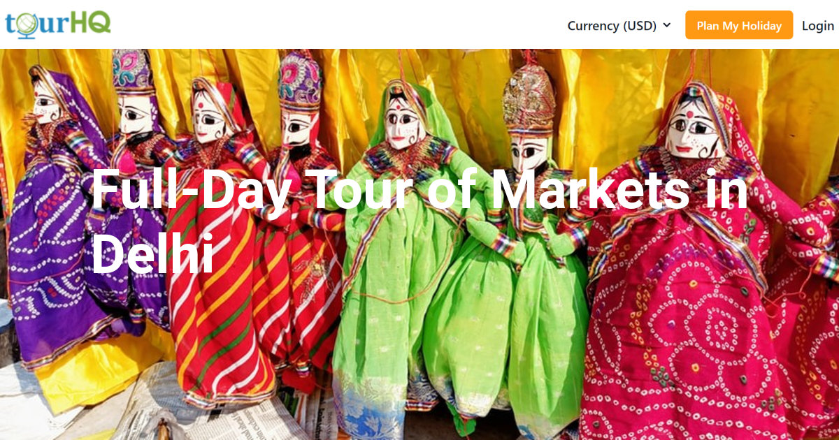 Full-Day Tour of Markets in Delhi