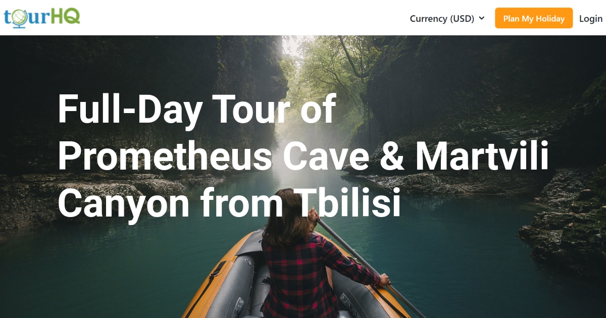 Full-Day Tour of Prometheus Cave & Martvili Canyon from Tbilisi